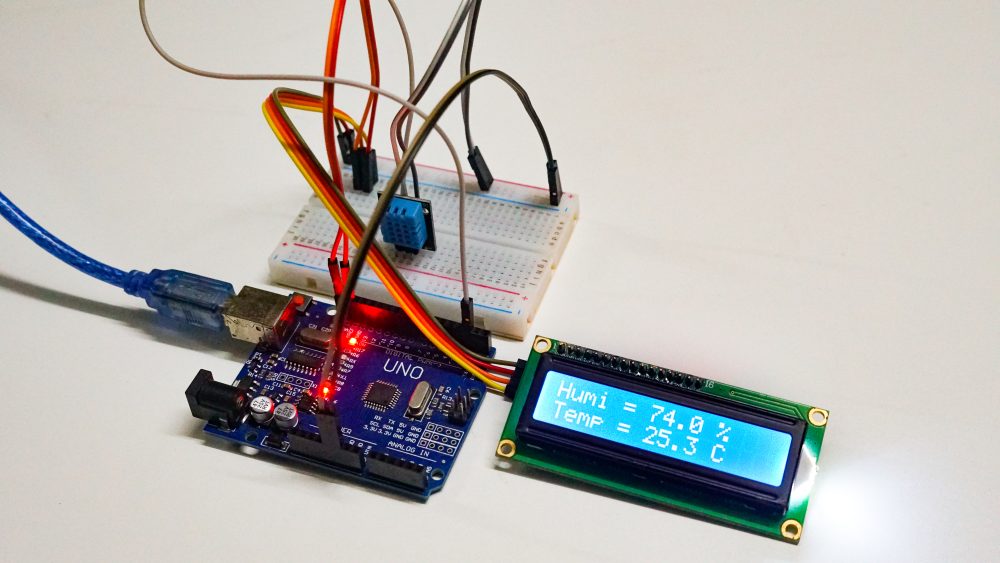 Arduino UNO & DHT11 To LCD - The Invention - จุดไฟความคิดสร้างสรรค์ในตัวคุณ