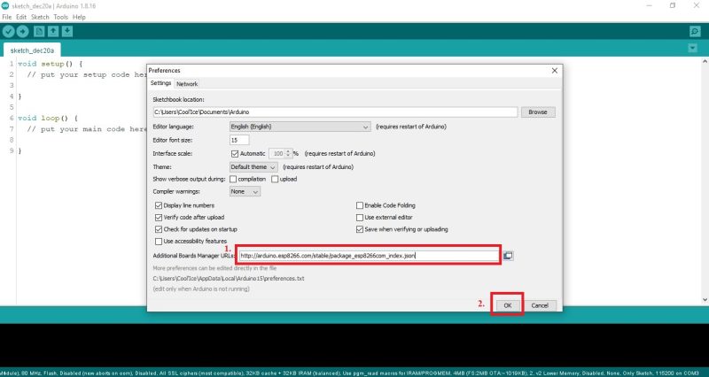 สอนการใช้งาน Nodemcu Esp8266 กับโปรแกรม Arduino Ide The Invention จุดไฟความคิดสร้างสรรค์ในตัวคุณ
