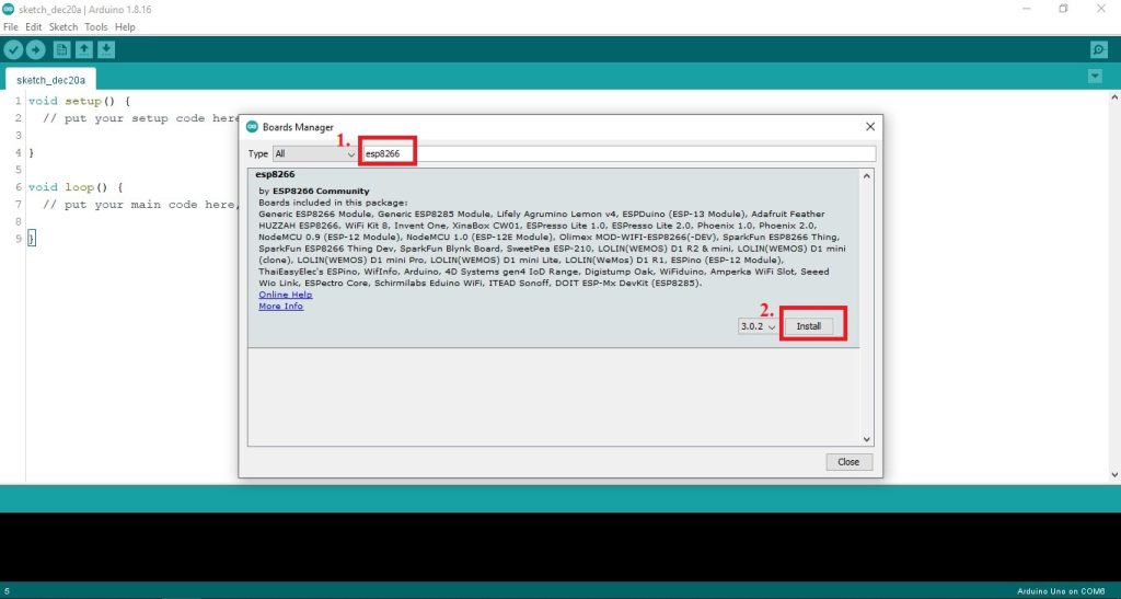 สอนการใช้งาน Nodemcu Esp8266 กับโปรแกรม Arduino Ide The Invention