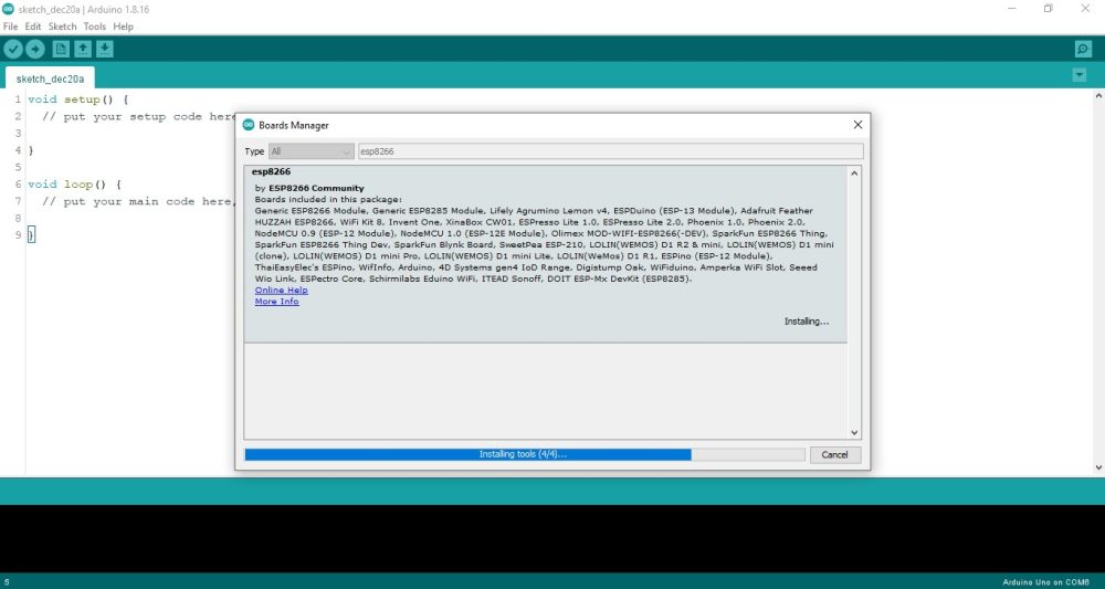 สอนการใช้งาน Nodemcu Esp8266 กับโปรแกรม Arduino Ide The Invention