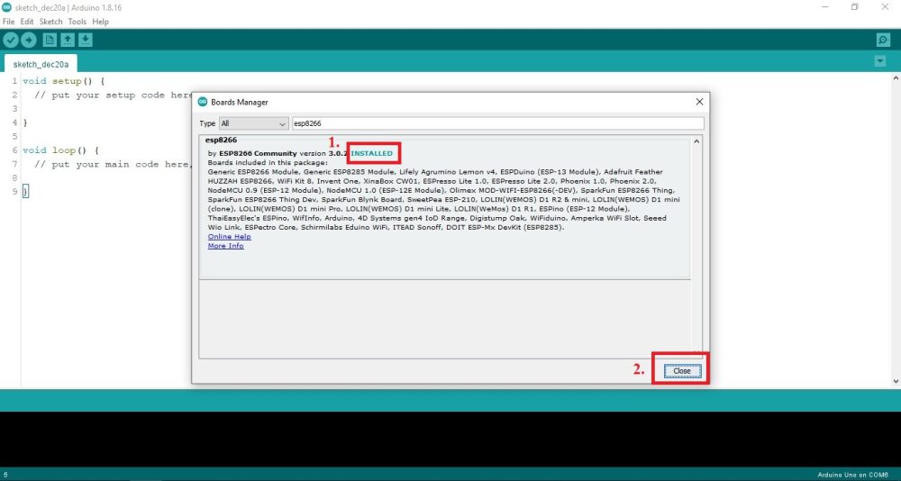 สอนการใช้งาน NodeMCU ESP8266 กับโปรแกรม Arduino IDE - The Invention ...