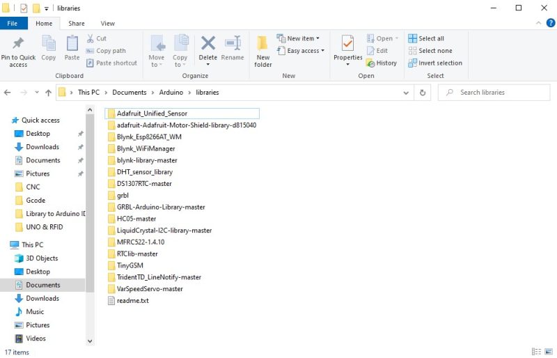 การติดตั้ง Library สำหรับโปรแกรม Arduino IDE - The Invention - จุดไฟ ...