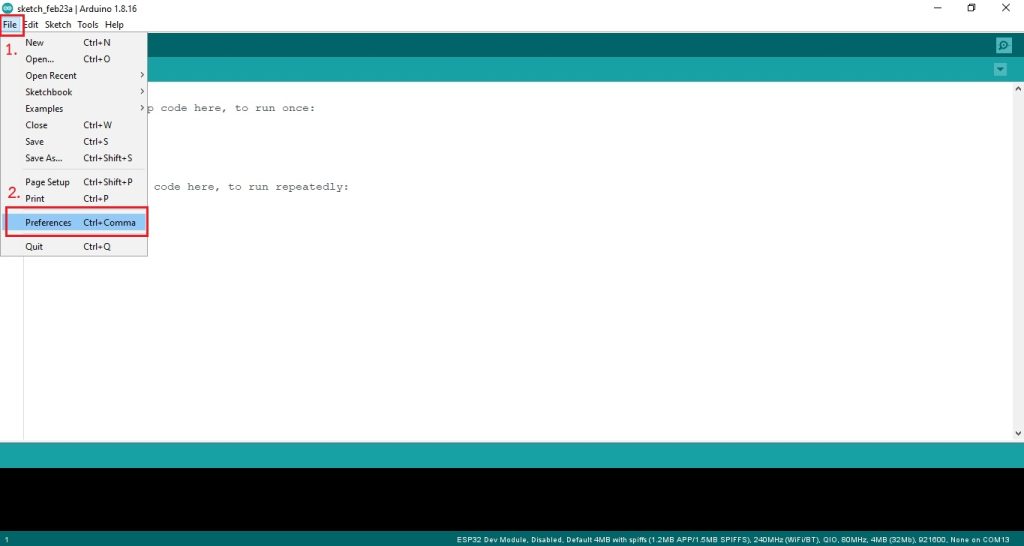 สอนลงบอร์ด Nodemcu Esp32 กับโปรแกรม Arduino Ide The Invention จุดไฟความคิดสร้างสรรค์ในตัวคุณ