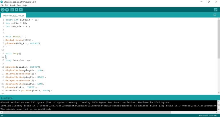 สอนการใช้งาน Ultrasonic Module Hc Sr04 กับ Arduino Uno The Invention
