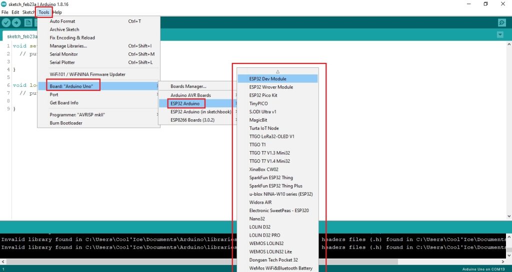สอนลงบอร์ด Nodemcu Esp32 กับโปรแกรม Arduino Ide The Invention จุดไฟ