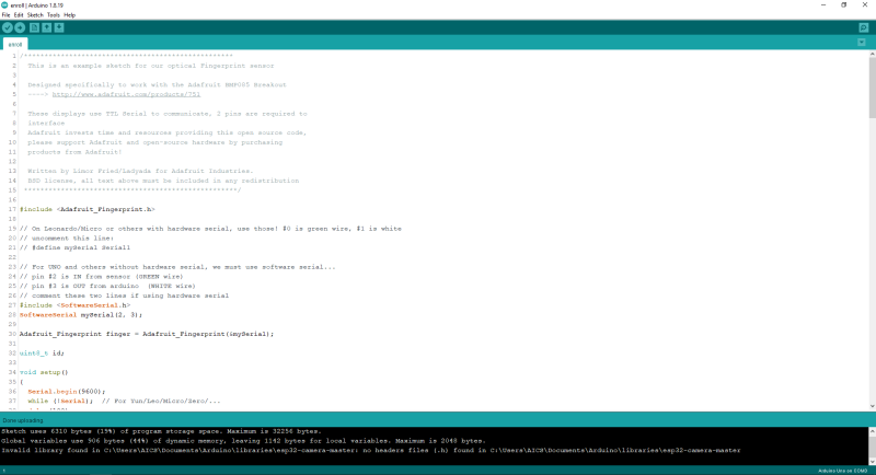 สอนใช้งาน Fingerprint Sensor รุ่น R307 กับ Arduino UNO - The Invention ...