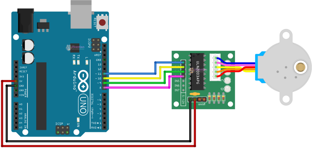 รีวิวการใช้งาน Stepper Motor 28BYJ-48 with Arduino UNO - The Invention - จุดไฟความคิดสร้างสรรค์ ...